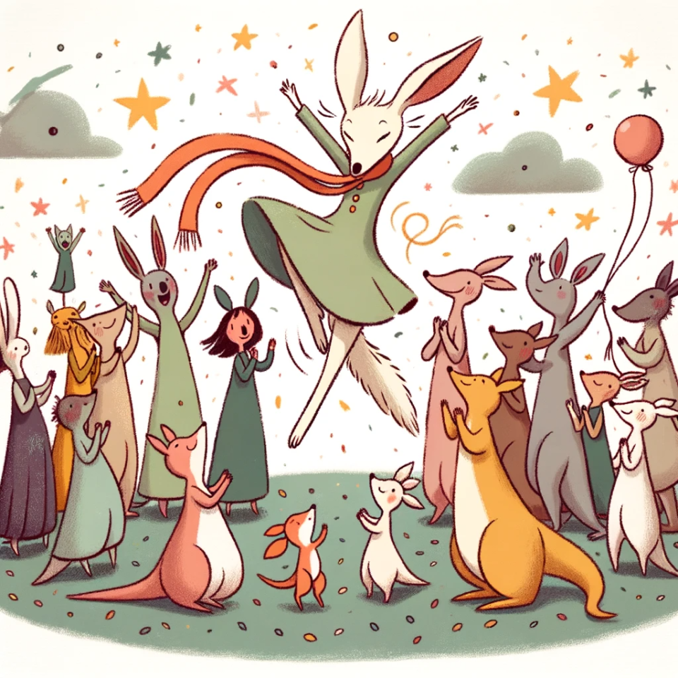 סיפור לימי מלחמה: חֲבַצֶּלֶת הַקֶּנְגּוּרִית שֶׁלֹּא יָדְעָה לִקְפֹּץ ...